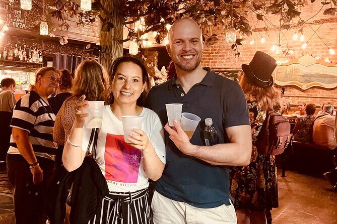 New Orleans Happy Hour Ghost Walking Tour Pub Crawl - Key Points