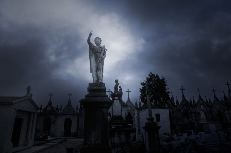 New Orleans: Night Cemetery and Ghost BYOB Bus Tour - Key Points