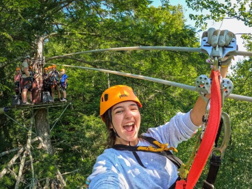 New River Gorge: TimberTrek Adventure Park Entry Ticket - The First Courses: Kid-Friendly and Easy