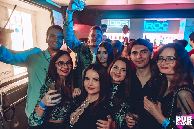 New Years Eve Crawl With 2 Hours Free Alcohol + Buffet - Krawl Through Krakow - Inclusions of the Experience