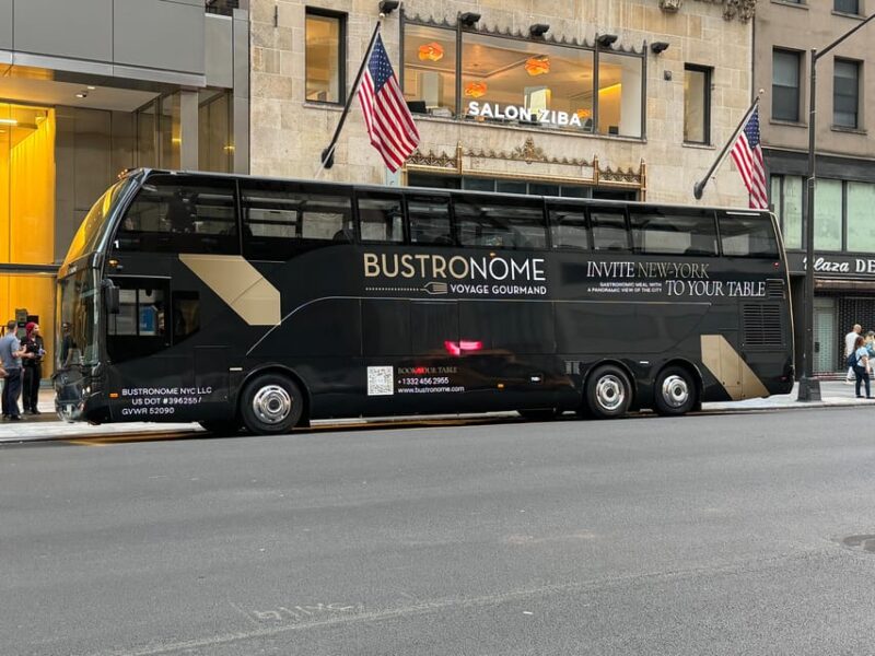 New York City: Bustronome Gourmet Lunch Tour on a Luxury Bus - Frequently Asked Questions