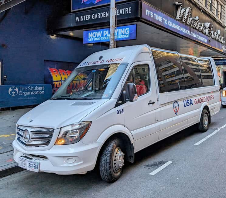 New York City: Guided Private Glass-Top Bus Tour at Night - Key Points