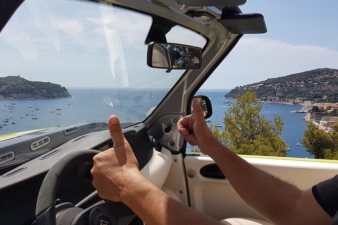 Nice-Monaco-Eze-Nice in 4 Seats Electric Convertible You Drive - Vehicle and Safety Information