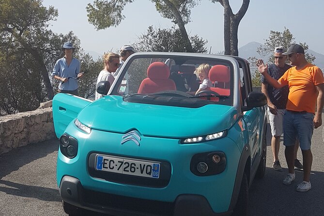 Nice-Monaco-Eze-Nice in 4 Seats Electric Convertible You Drive - Tour Logistics and Meeting Point