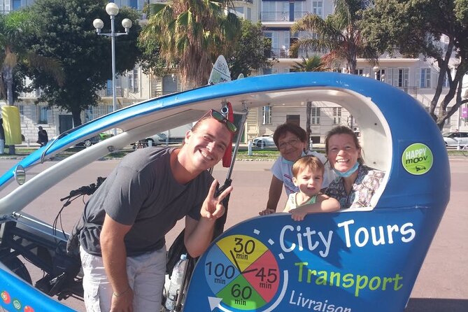 Nice : Private Guided Tour by Electric Bike Taxi - The Advantages of an Electric Bike Taxi Tour
