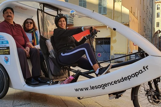 Nice: Visit of Nice by Electrically Assisted Bike Taxi 1 Hour. - The Comfort of Electrically Assisted Bike Taxis