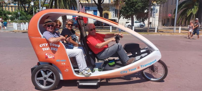 Nice : Visite privé 1H en Vélotaxi avec un guide local. - Price and Value