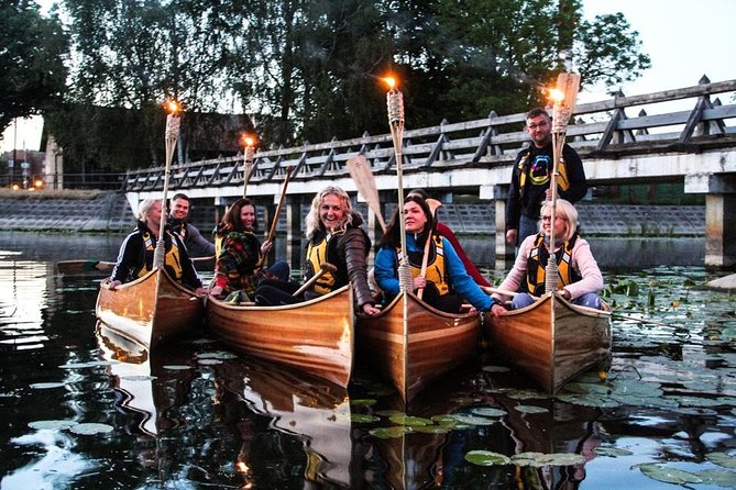 Night Canoe City Tour in Klaipeda - Tour Highlights