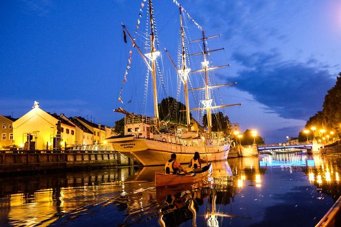 Night Canoe City Tour in Klaipeda - Exploring Klaipedas Canals at Night