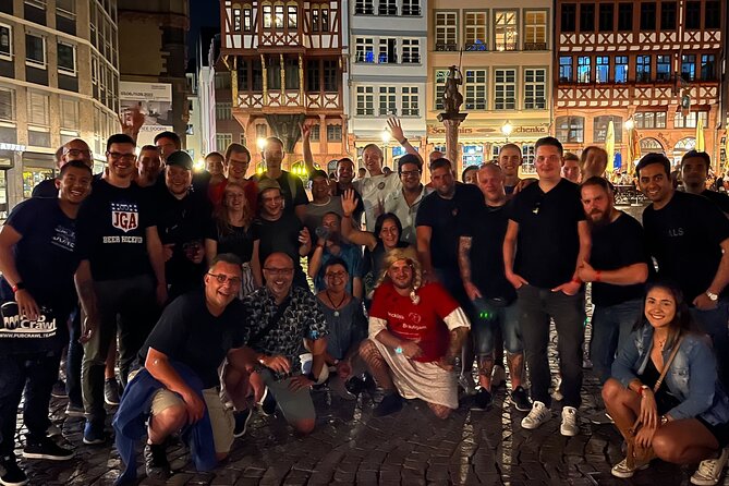 Night PubCrawl Tour in Frankfurt - Shots and Party! - Start Time and Duration