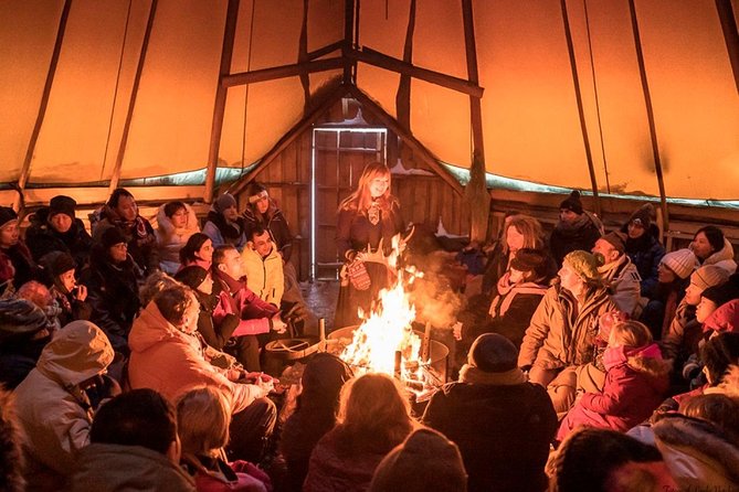 Night Reindeer Sledding With Camp Dinner and Chance of Northern Lights - Indulge in a Delicious Camp Dinner