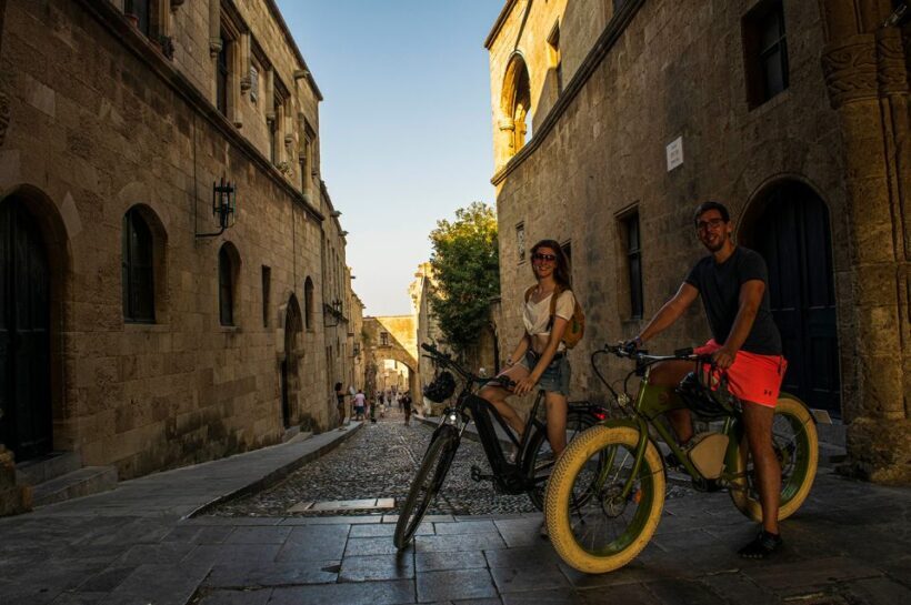 Night Rhodes: old town Gastro e-bike tour with drink & meze - The Itinerary in Detail: What’s Included and What You’ll See