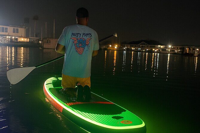 Nighttime iSUP Glow Paddleboard Adventure in Daytona Beach - A Detailed Look at the Glow Paddleboard Adventure