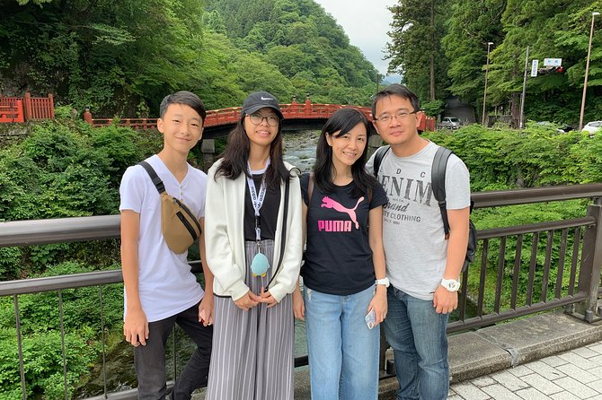 Nikko One Day Trip GREEN NUMBER PLATES - Crossing the Shinkyo Bridge