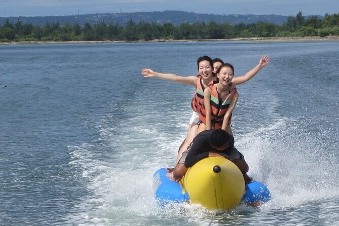 Nusa Dua Watersport : Parasailing Adventure, Tubing Ride, Banana and Fly Fish - A Practical Look at the Watersport Adventure