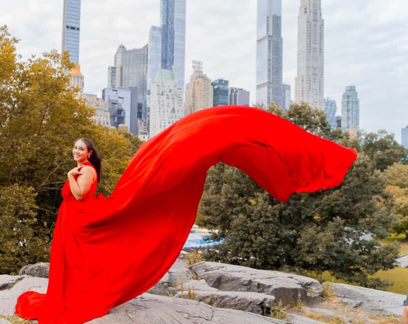 NYC: Flying dress photoshoot Dumbo or Central Park jonadress - What Makes This Photoshoot Stand Out