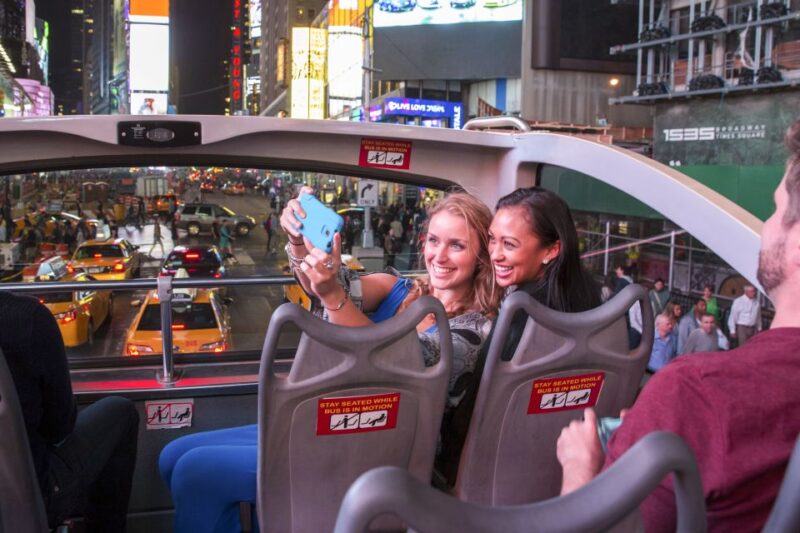NYC: Sightseeing Night Tour by Open-Top Bus with Live Guide - Authenticity and Experience