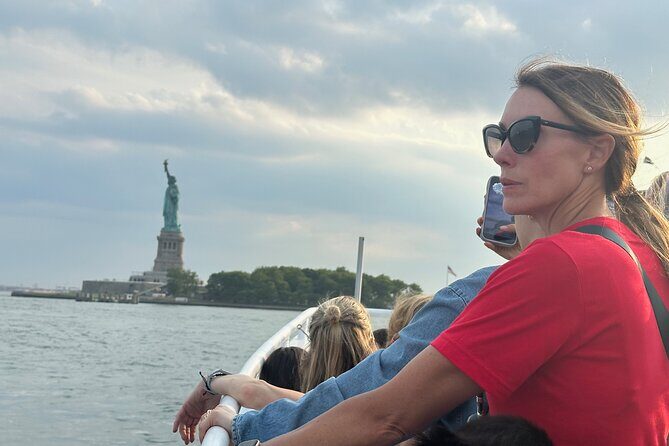 NYC Statue of Liberty Express Sunset Evening Sightseeing Cruise - Key Points
