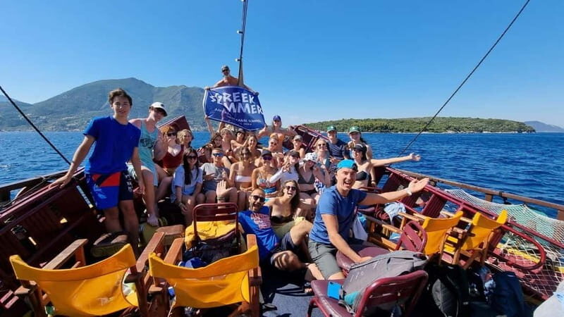 Nydri: Full-Day Wooden Boat Cruise with BBQ & Drinks - Key Points
