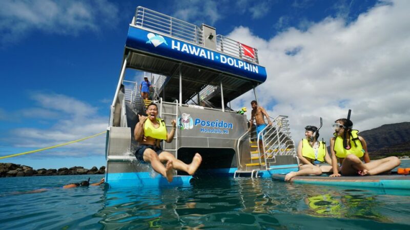 Oahu Dolphin Watch, Turtle Snorkel, Waterslide Activities - The Value of the Experience