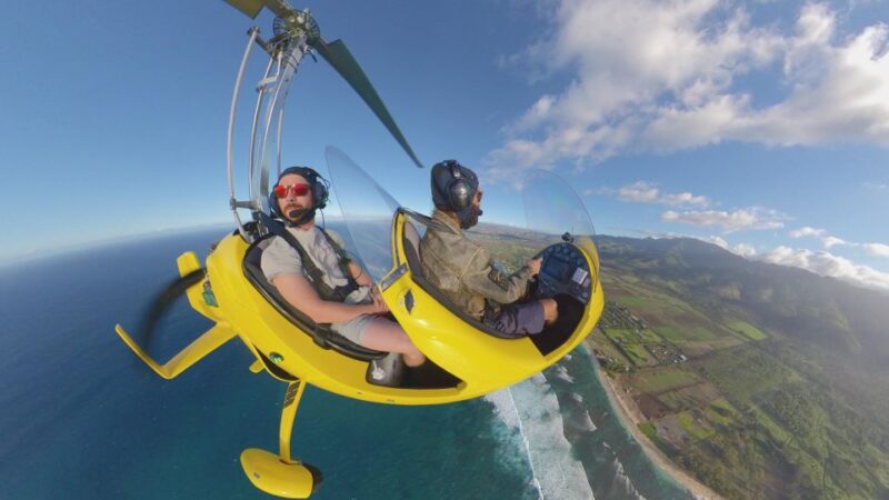 Oahu: Gyroplane Flight over North Shore of Oahu Hawaii - Discovering Oahu from a Gyroplane: A Practical and Exciting Overview