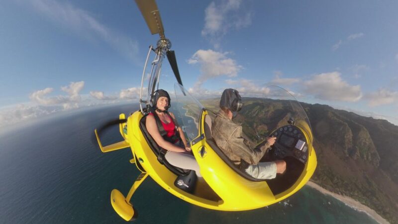 Oahu: Gyroplane Flight over North Shore of Oahu Hawaii - FAQ