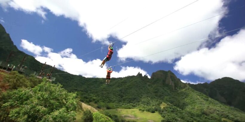 Oahu: Kualoa Jurassic Valley Zipline Tour - The Hollywood Connection
