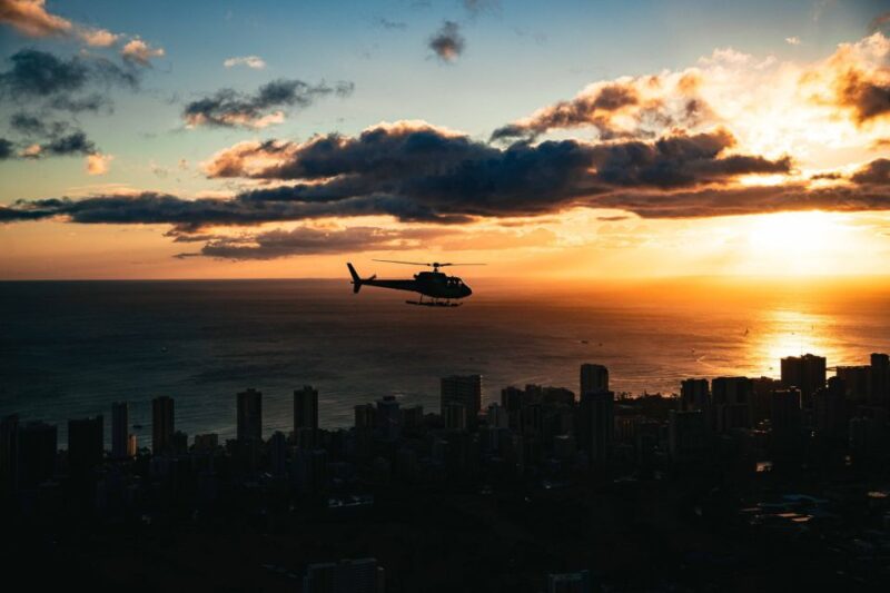 Oahu: Waikiki Sunset Doors On or Doors Off Helicopter Tour - The Itinerary and Flight Experience