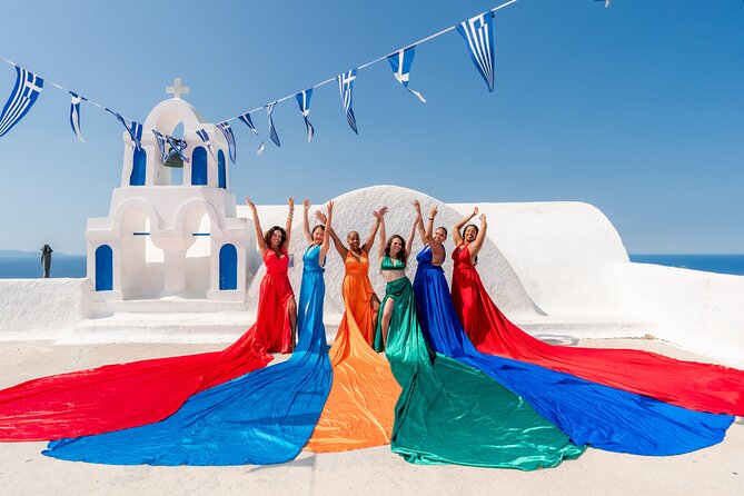 Oia Flying Dress Photoshoot Santorini - FAQ