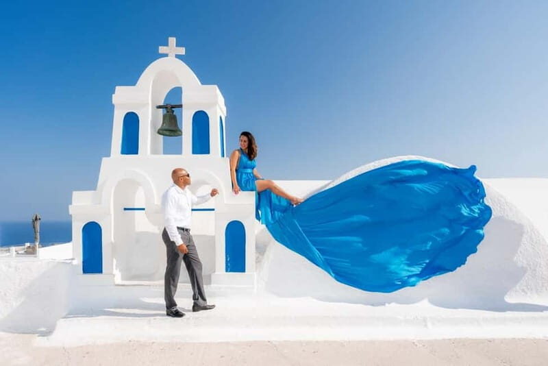 Oia: Santorini Photoshoot with Flying Dress Rental Option - What to Expect from the Photoshoot Experience