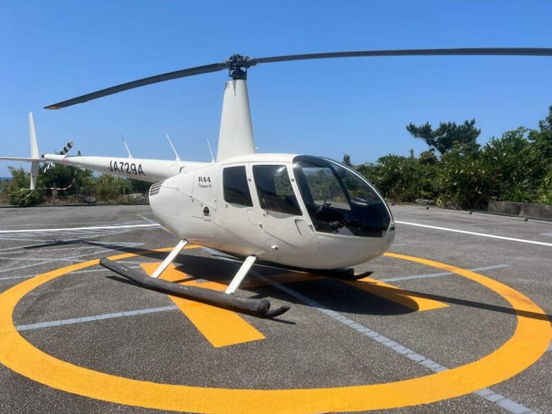 Okinawa Helicopter Tours -Okinawa Skycruising- - Booking and Passenger Requirements
