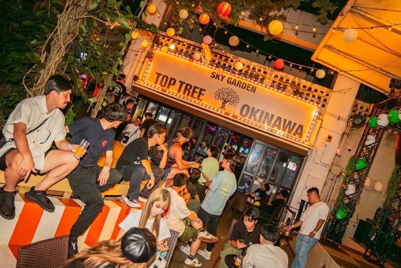 Okinawa:Sky BAR TOPTREE Nightclub Entry Ticket (For Foreign) - Key Points