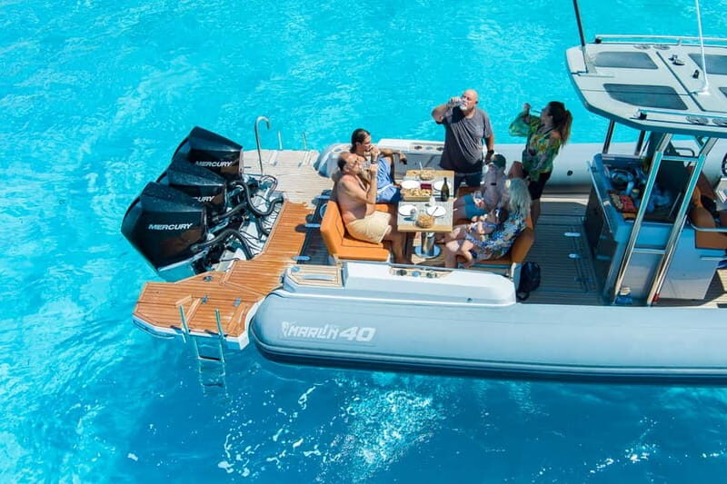 Olbia: Boat tour to Tavolara Park with Aperitif and Drinks - The Gourmet Aperitif and Lunch