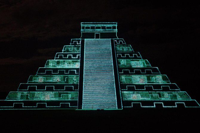 Oncelife experience of CHICHEN ITZA NIGHT SHOW. Cenote and Valladolid included. - The Night Show at Chichen Itza: Kukulcán Noche de Kukulkan