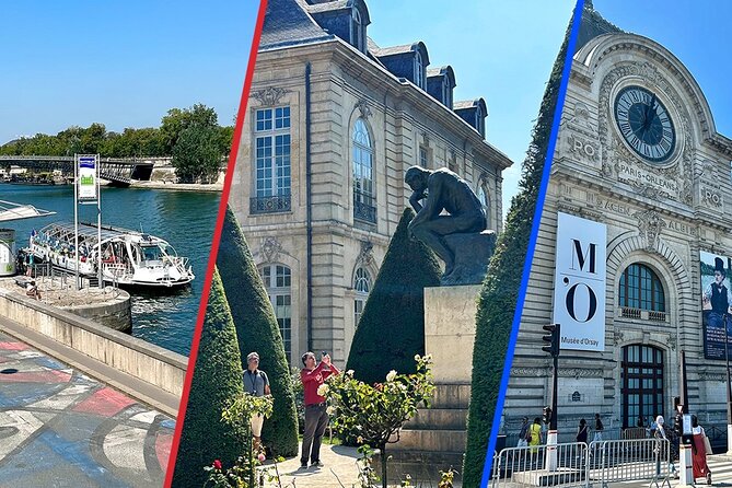 Orsay & Rodin Museum with Hop-On Hop-Off Seine River Boat - Key Points