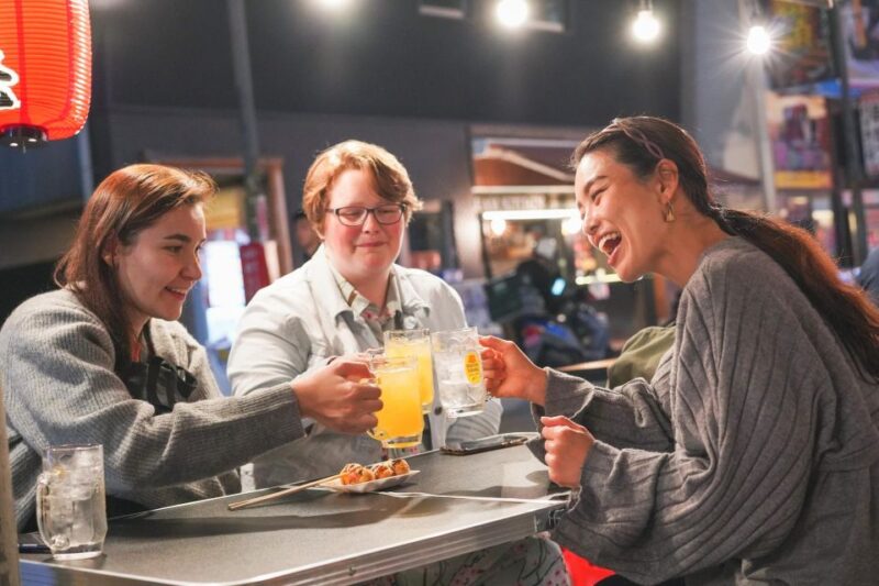 Osaka: Bar Hopping Night Tour in Namba - Local Cuisine and Drinks