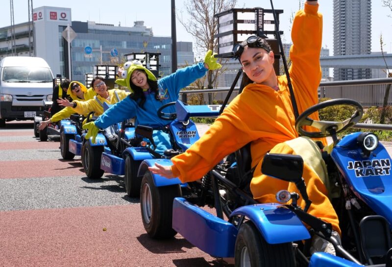 Osaka: Go Kart Tour on Osaka Streets With Guide - Admiring Osaka Castles Architecture