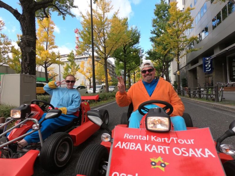 Osaka: Guided Go Karting Tour in a Funny Costume - Frequently Asked Questions