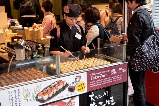 Osaka: Kuromon, Sennichimae & Dotonbori Food Tour - 2hrs - Key Points