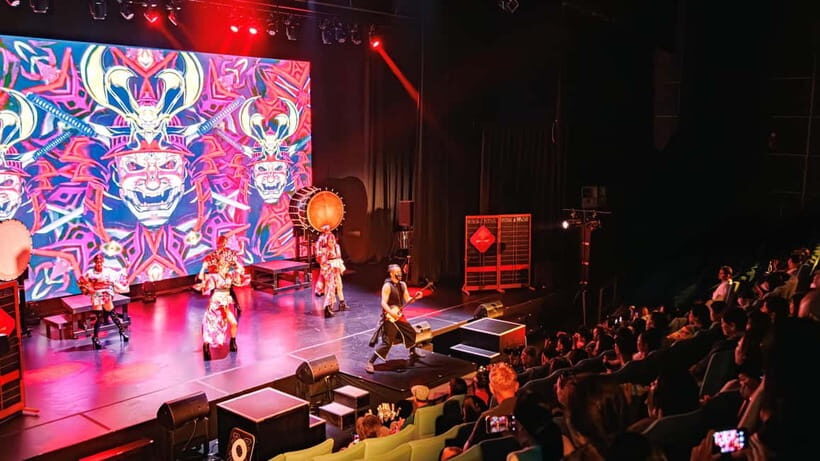 OSAKA NIGHT FUSION Japanese Taiko Kabuki Samurai Dance Show - The Performances: What You’ll See