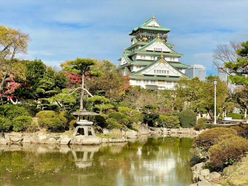 Osaka: Osaka Castle - Tsuruhashi - Tennoji (Spanish Guide) - Discovering Shitennoji Temple