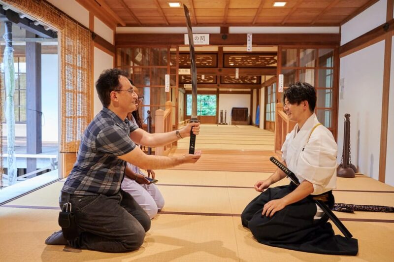 Osaka: Private Samurai Experience - Train With Sword Master - Key Points