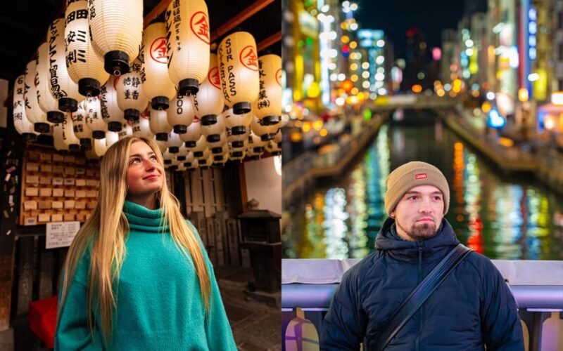 Osaka: Private Vibrant Nighttime Photoshoot (Dotonbori) - Guide and Accessibility