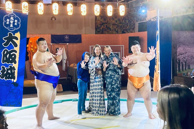 Osaka Sumo Show and Kimono Haori Experience Including Food - Transportation and Meeting Point