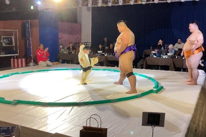 Osaka Sumo Show and Kimono Haori Experience Including Food - Accessibility and Flexibility