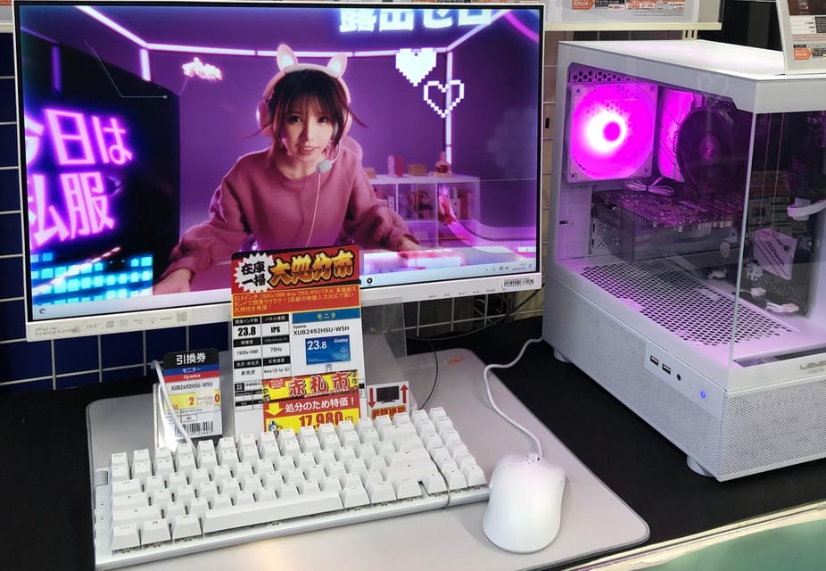 Osaka Tour OTAKU Dendentown,Maid Cafe,Shopping,Photo Booth - Video Game Center