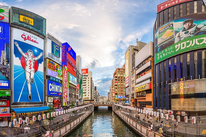 Osaka Unveiled: From Bustling Streets to Serene Shrines - Taking in the Vibrant Dotonbori Area