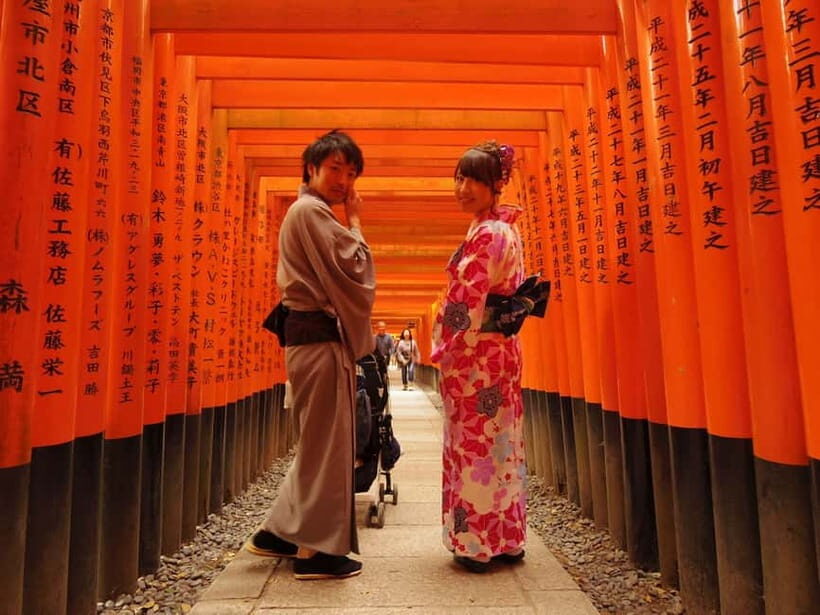 Osaka:Arashiyama,FushimiInari,kyoto Gion Night Walk w/Dinner - Evening Stroll Through Kyoto’s Historic Districts