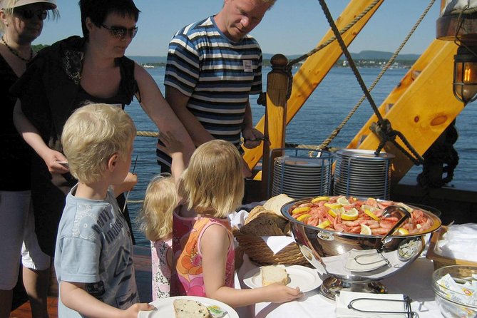 Oslo Fjord Evening Cruise With Shrimp Buffet on a Sailing Ship - Key Points
