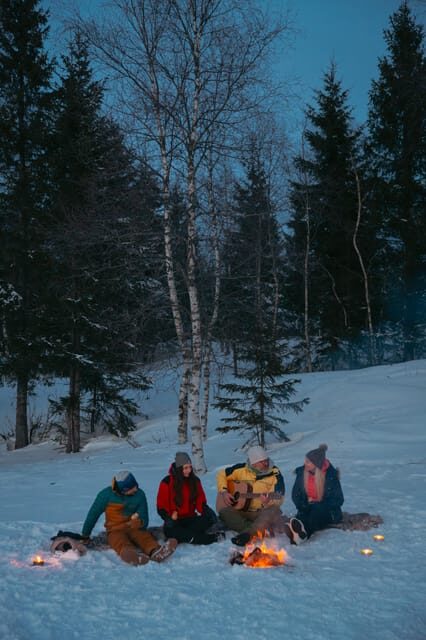 Oslo: Snowy Forest Torchlight Walk with Campfire - The Sum Up